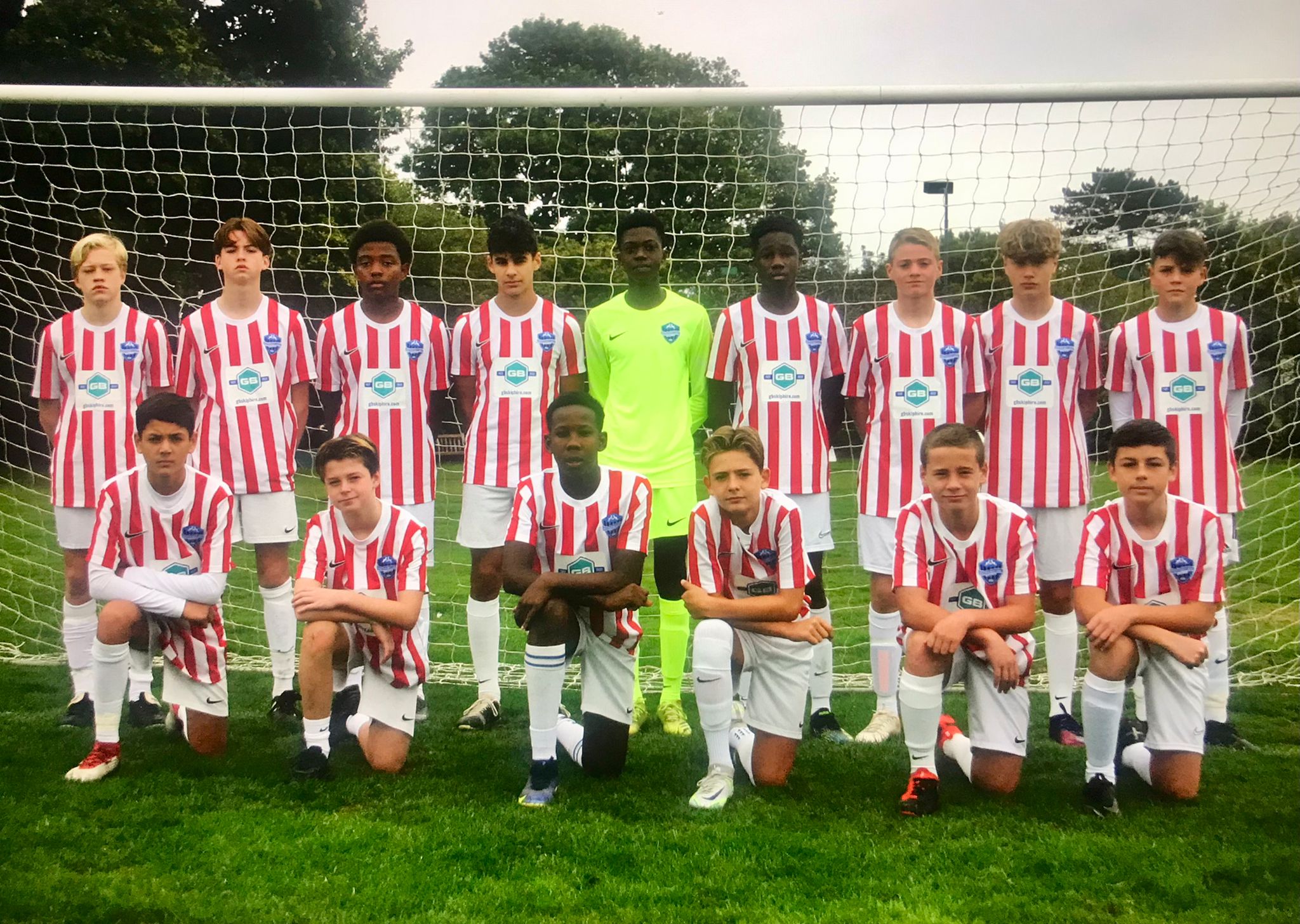 New u14 EJA Away Kit Courtesy of GB Skips – BHFC